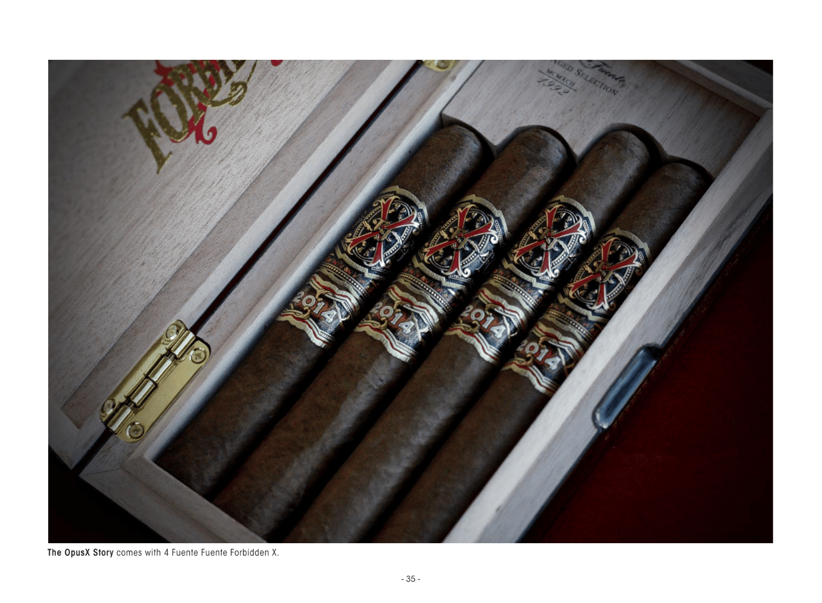 Opus X Story 2018 Blue for Sale at Regency Cigar Emporium